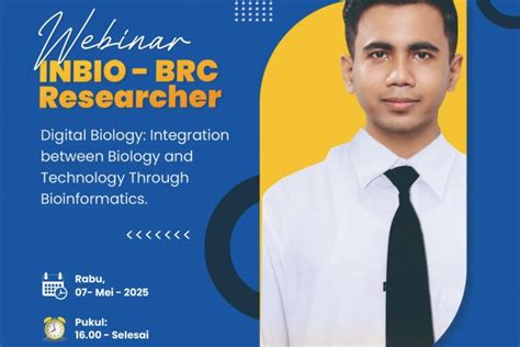 [07 Mei 2025] Webinar Digital Biology Integration Between Biology And