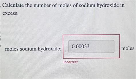 solved calculate the number of moles of acetic acid in