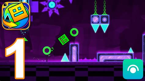 Geometry Dash World Gameplay Walkthrough Part 1 Levels 1 10 Ios