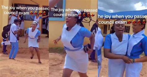 Babe Lady S Emotional Reaction After Passing Her Nursing Exam Goes Viral