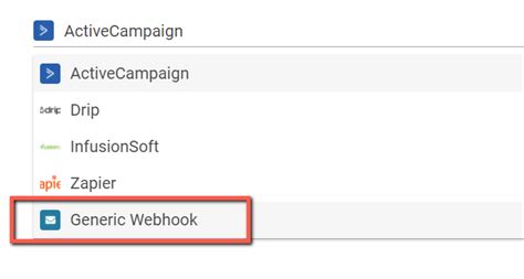 Setting Up Incoming Webhooks In Thrive Ultimatum Using Generic Webhook