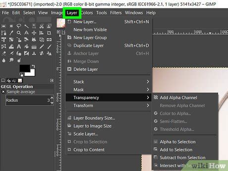 How To Make A Transparent Image Using Gimp With Pictures