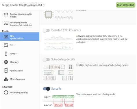 Syscalls Cpu Trace Data Sources Graphics Profiler Instructions Graphics Profiler Huawei Developers