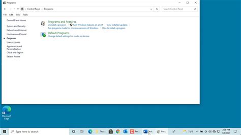 How To Turn Windows Features On Or Off In Windows 10 Youtube