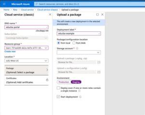 Azure Cloud Service Features Components Creating Azure Cloud