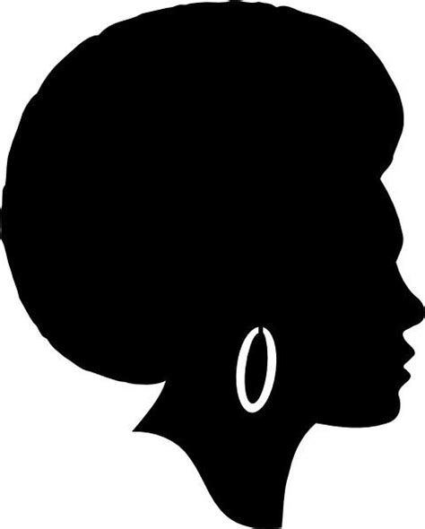 Black Woman Silhouette Clip Art