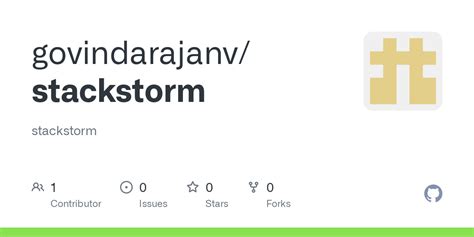 Github Govindarajanv Stackstorm Stackstorm