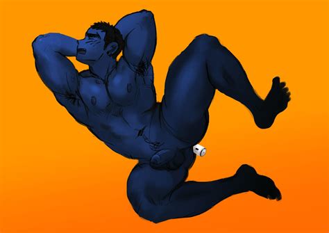 Rule 34 Anal Anal Sex Armpit Hair Balls Blue Body Earrings Human Humanoid Penis Kim Liong