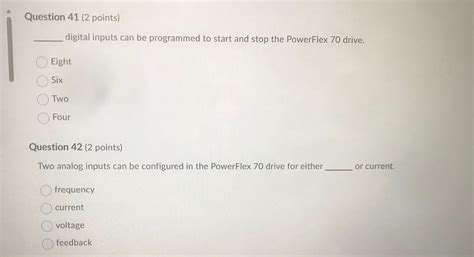 Solved Incoming Power Configuration To A Powerflex 70 Drive