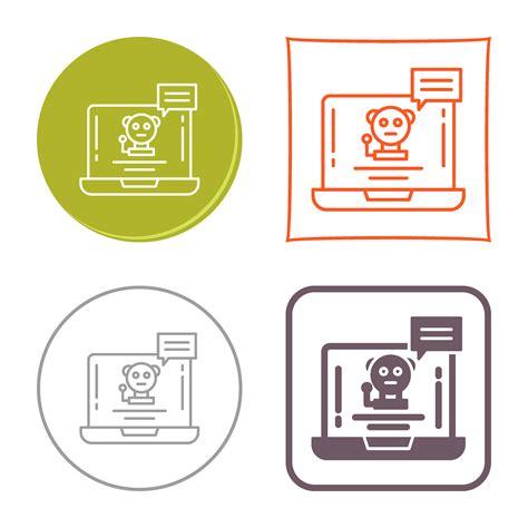 Chat Bot Vector Icon 31505427 Vector Art At Vecteezy