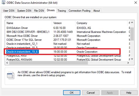 how to install oracle odbc driver