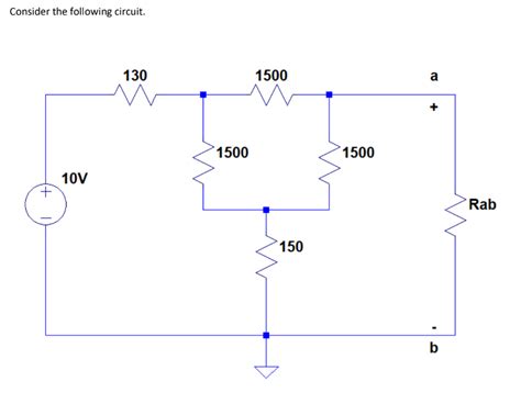 Solved Consider The Following Circuit Calculations Chegg