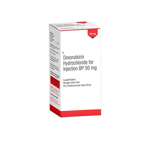 Doxorubicin Hydrochloride Mg Injection Exporters Bulk Supplier Of Doxorubicin Hydrochloride