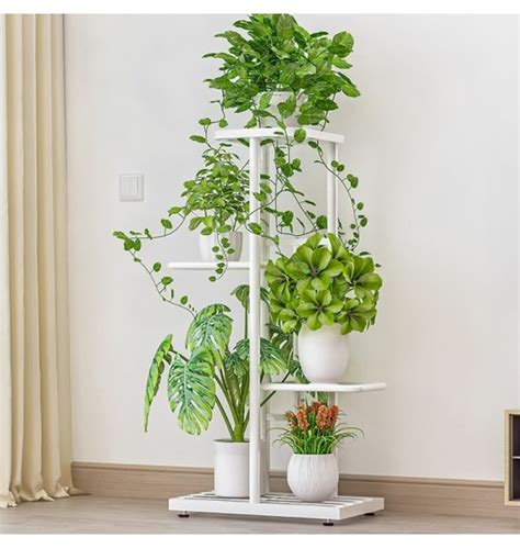 화분 선반 거실 화분대 베란다 진열대 층 식물 스탠드 여러 꽃 냄비 홀더 파종기 랙 스토리지 디스플레이 실내 정원 발코니 티몬