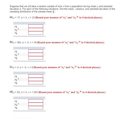 solved suppose that we will take a random sample of size n