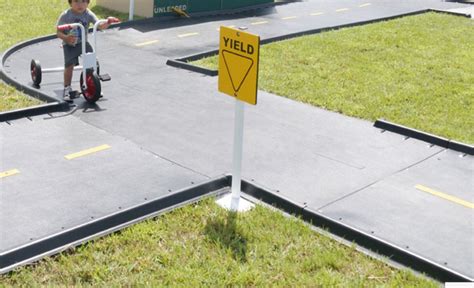 Trike Path Single Curve Piece Playground Trike Paths