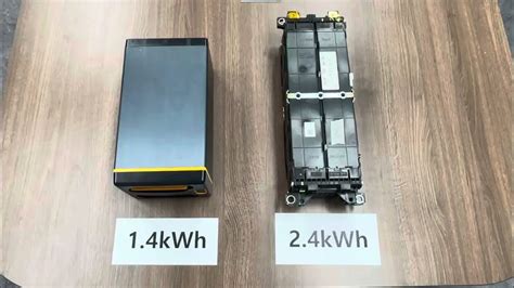 파우치 배터리 셀로만 구성된 현대기아차 E Gmp 모듈과 21700 원통 배터리셀 및 Bms로 구성된 Lg 전기이륜차 Bss 팩 크기 비교 배터리모듈과팩크기비교 Egmp