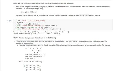 Solved In This Task You Will Design An Input File Processor