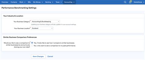 Set Up And Update Your Performance Benchmarking Report Freeagent