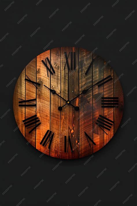 Premium Photo Set Of Decorative Wall Clock 8 Bit Pixel With Wooden Premium Photo Set Of Decorative Wall Clock 8 Bit Pixel With Wooden