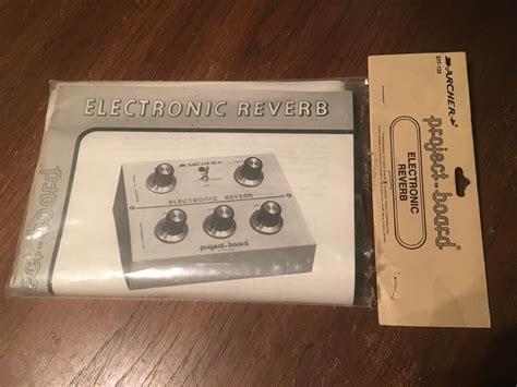 Electronic Reverb Project Board Archer Etsy