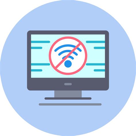 No Wifi Vector Icon 16524916 Vector Art At Vecteezy