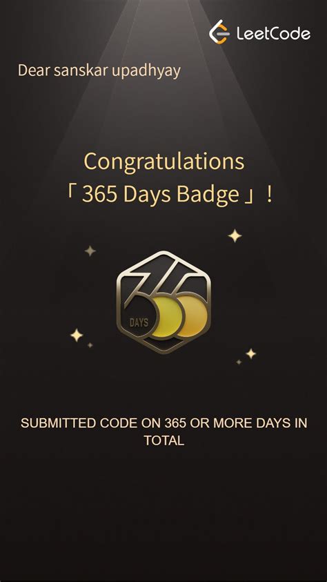 Leetcodechallenge Leetcodestreak Consistency Sanskar Upadhyay