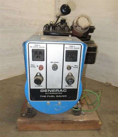 Generac 2250w Alternator 5 Hp Briggs Works As It Should Low Usage Albrecht Auction Service