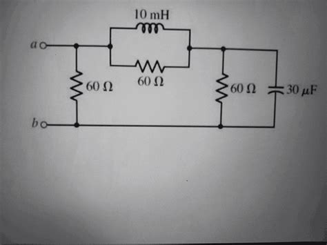 [solved] Calculate The Equivalent Impedance Seen At The Ope