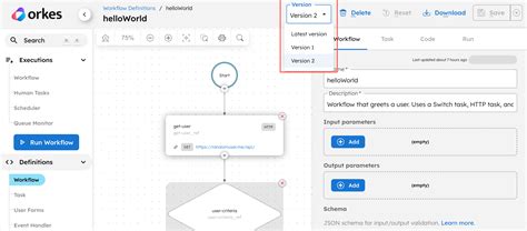 Managing Workflow Versions Orkes Conductor Documentation