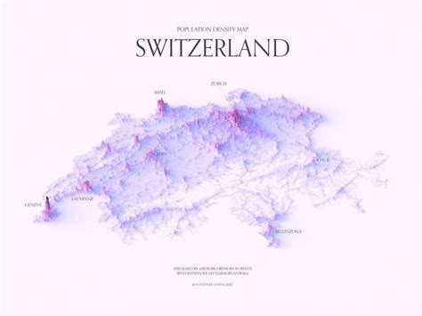 Population Density Maps By Terence Fosstodon Theinspiration Com