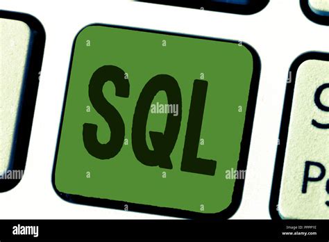 Conceptual Hand Writing Showing Sql Business Photo Text A Standard