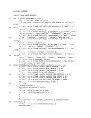 Cs1103 Unit 2 Assignment Docx Package Cs1103 Import Java Util Random