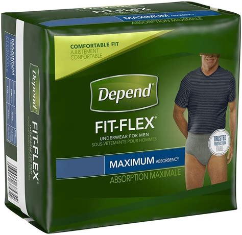 Depend Fit Flex Large Maximum Absorbency Underwear For Men