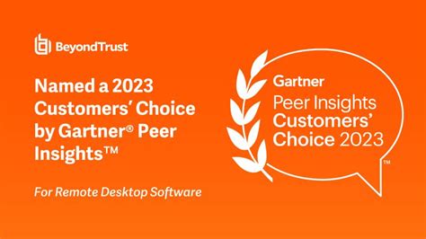 Brett Skinner On Linkedin Beyondtrust Recognized As A Gartner® Peer Insights™… Beyondtrust
