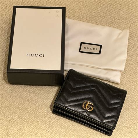 客訂gucci 短夾 Marmont Card Case 馬夢短夾 蝦皮購物