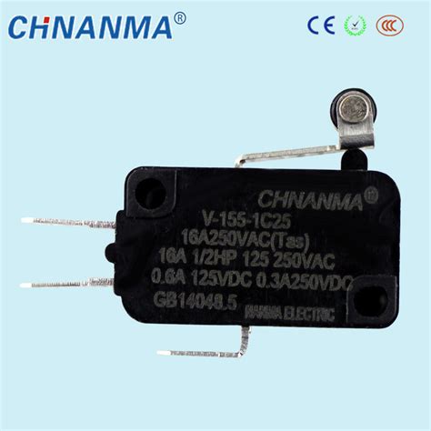 16a Dpdt Double Combined Micro Switch Microswitch With Roller Lever China Switch And Micro