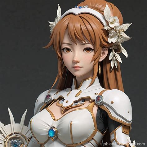 Machine Bride Of Pin Bot In Anime Style Stable Diffusion Online