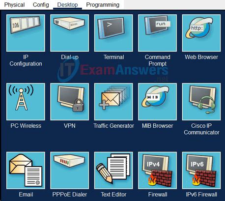 Exploring Networking With Cisco Packet Tracer Course Final Exam Answers