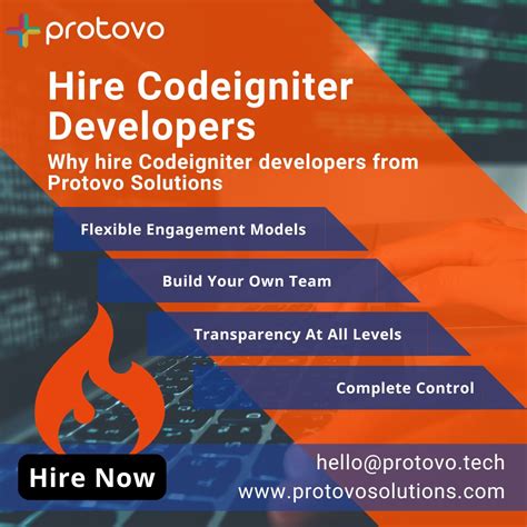 Protovo Solutions Llp On Linkedin Hirecodeigniterdevelopers Codeigniter Webdevelopment…
