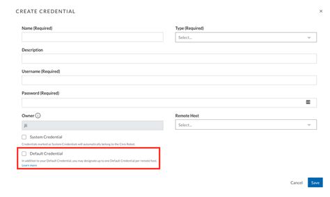 Credentials Civis Analytics