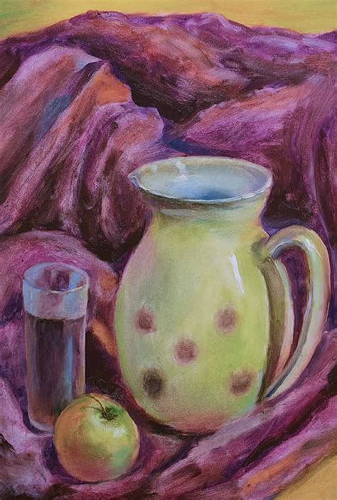 Картина «Натюрморт с кувшином Холст Масло 2023 г