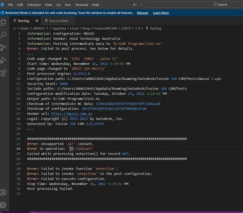 Solved Cancam Post Processor Autodesk Community
