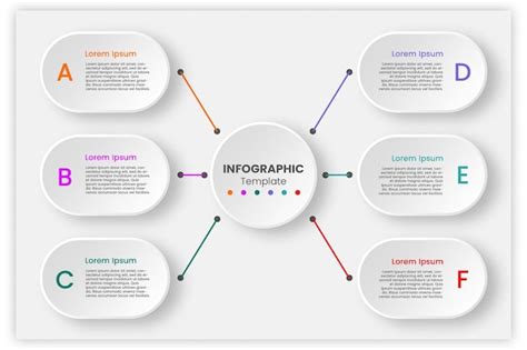 6 단계 인포그래픽 디자인 템플릿 프리미엄 Psd 파일