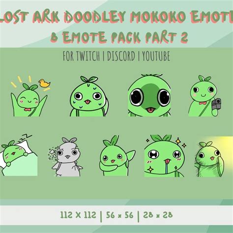 Mokoko Are Lost Emote Emotes Etsy