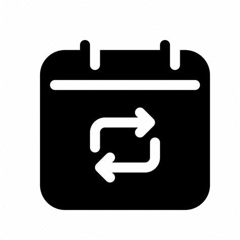 Recurring Repeat Date Agenda Event Reminder Planner Icon