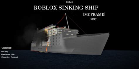Roblox Sinking Ship Color Update Roblox