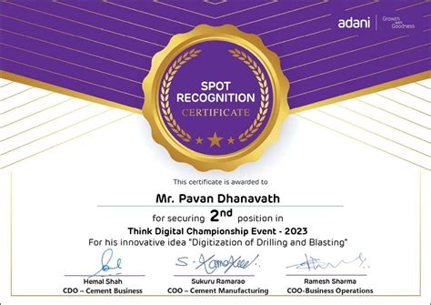 Pavan Kumar Dhanavath On Linkedin Thinkdigitalchampionship Innovation Digitization Achievement…