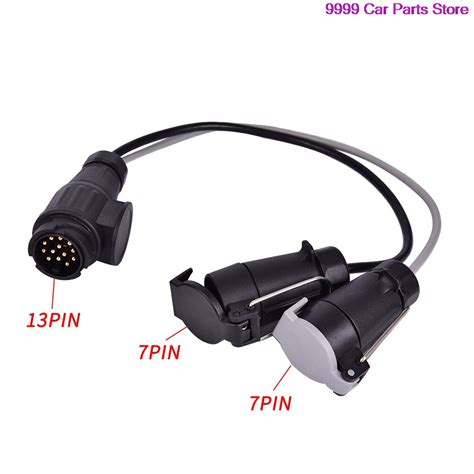 Extension Towing Socket Plug Trailer 13 Pin To 7 P Grandado
