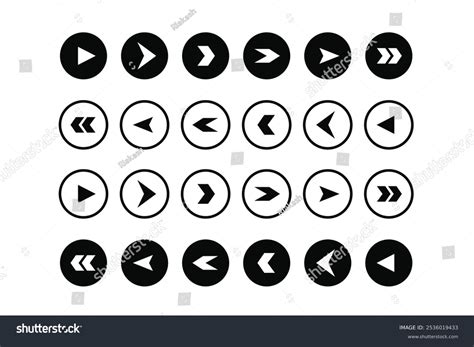 Various Types Arrow Vector File Black Stock Vector Royalty Free